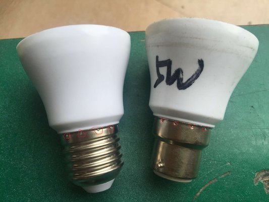 B22 Lamp Cap Holder Punching Crimping Tool For LED Lighting Bulb Cap Punching supplier