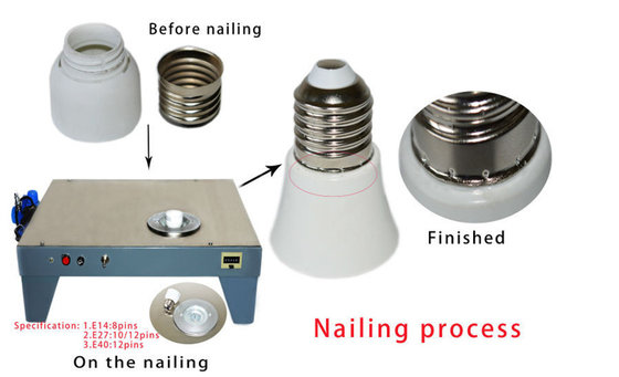 Lamp Cap Holder Crimping Tool For E27  Bulb Cap Punching With One Day Lead Time supplier