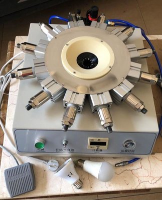 B22 LED Bulb Cap Tool Production Assembly Punching Crimping Nailing Machine supplier
