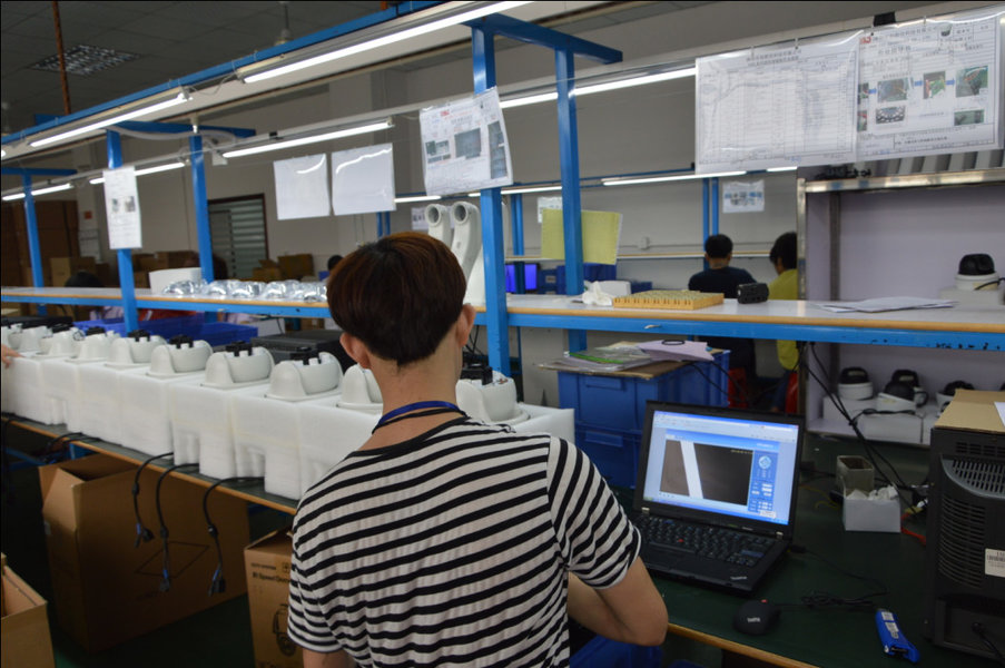 Shenzhen sinocam Technology Co.,LTD ligne de production du fabricant