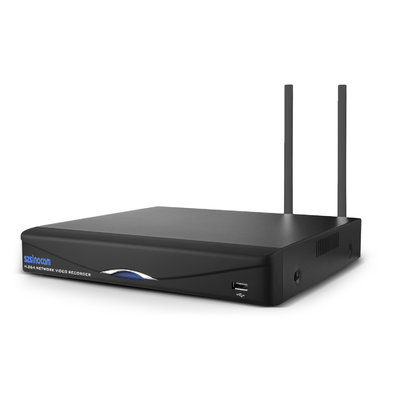 4ch / 8ch 100M Plug and Play Bullet WIFI NVR Kits Surveillance System 5.8GHZ