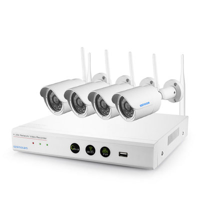 Promotion 720P NVR Kit 12V / 3A Support  HDD For School / Shop
