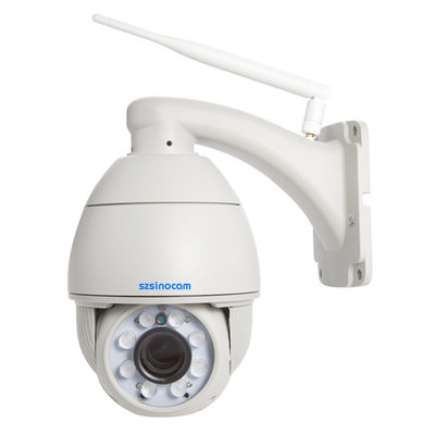 720P Ptz Speed Dome Camera , 128G TF Card Slot Wireless Outdoor Dome Security Camera
