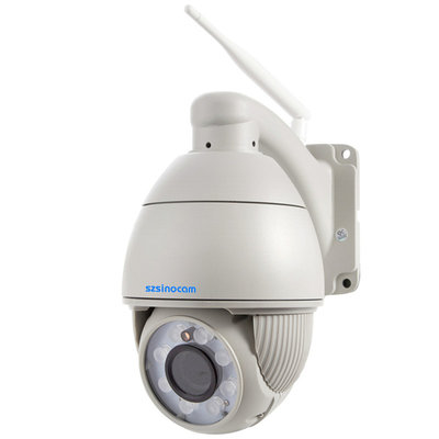 720P Ptz Speed Dome Camera , 128G TF Card Slot Wireless Outdoor Dome Security Camera