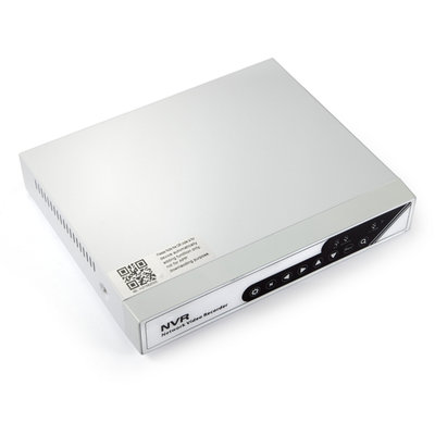 White 4Pcs NVR Kit 2.4GHz IR Dome Mini Touch Panel High - End