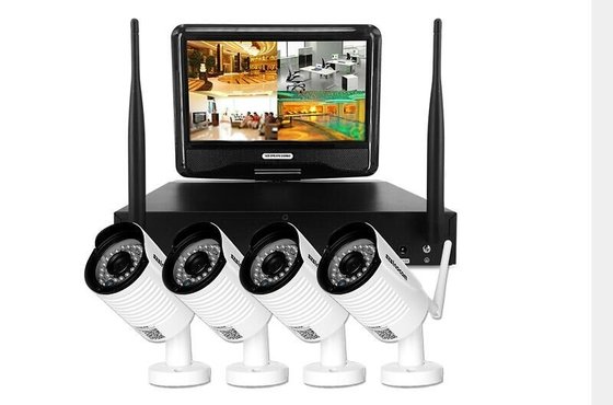 Sinocam H.264 P2P Wifi Camera Kit With 1pcs DVR & 4pcs Bullet Wireless IP Camera