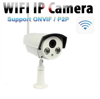 1.0 Megapixel ONVIF Outdoor Wireless IP Camera For Home , 360 Degree Analog