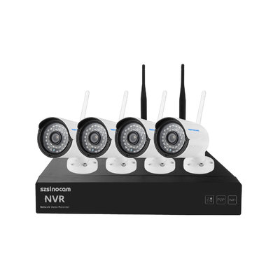 Signal Range 30 Meters Outdoor Surveillance Camera System H.264 P2P