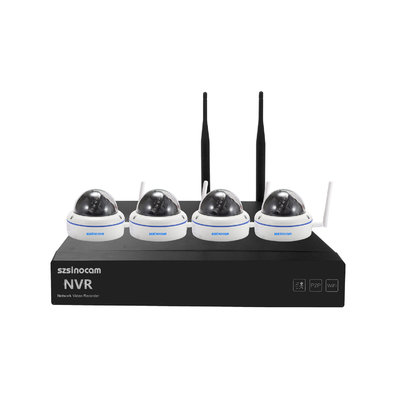Metal Dome IP Camera 2.0mp NVR Kit HD IP CCTV Security Camera System