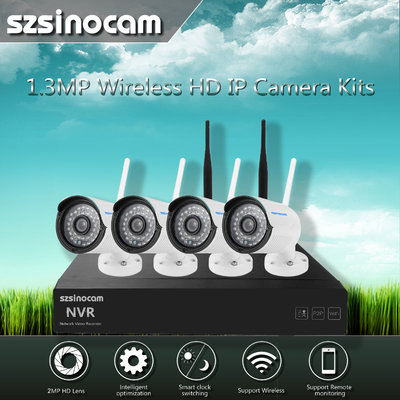 2.4GHZ Full WIFI Nvr Ip Camera Kit Easy Installtion Safty Security