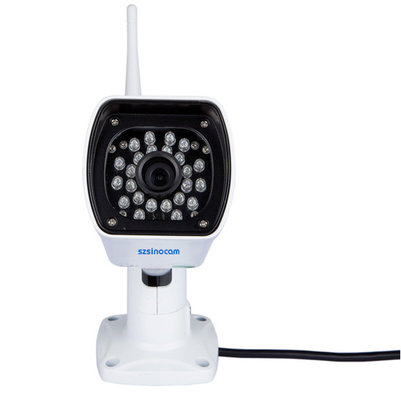 Indoor / Outdoor 40M WIFI Distance Wireless IP Camera 1.3 Mega Pixel , 2MP 4mm Lens