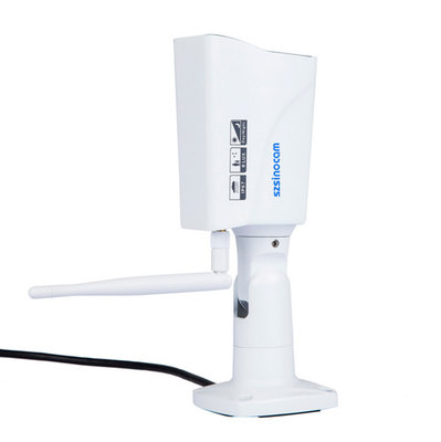 Indoor / Outdoor 40M WIFI Distance Wireless IP Camera 1.3 Mega Pixel , 2MP 4mm Lens