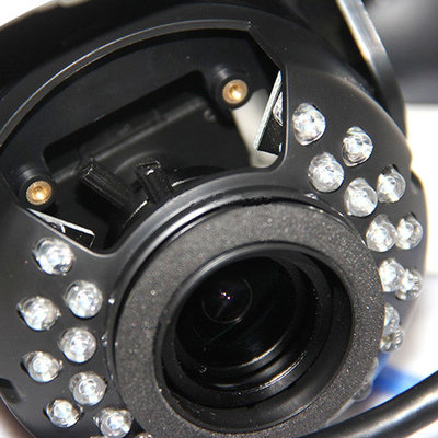 Full HD Onvif 3.0MP P2P IP Camera Vandalproof IR Dome , Missing Objects Detection