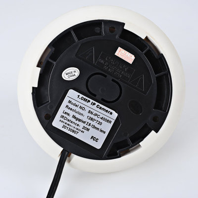 1.0MP Infrared IP Camera , WDR Video Push White 1/4" CMOS IP Speed Dome Camera