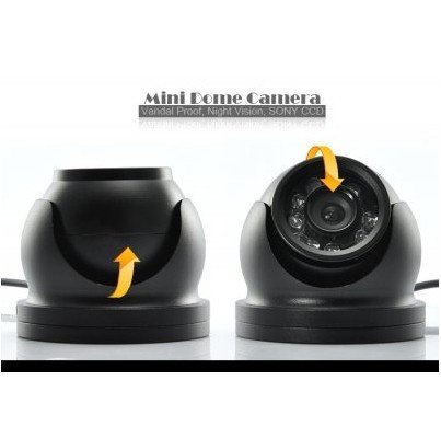 Super Mini 10M IR CVI Dome Camera Security Surveillance Camera 1/3" CMOS