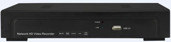 4 Channel POE 1080P Digital Video Recorders Gigabit Ethernet DVR With LINUX Operating System