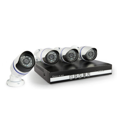 POE Bullet NVR Kit with 1 Megapixel 4mm lens Camera Motion Detection IP Camera
