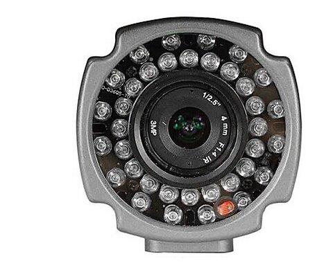 1.0MP Network P2P IP Camera with Manual Varifocal Zoom Lens 2.8mm - 12mm