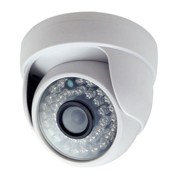 High Resolution 2.0MP Vandalproof Dome Camera , IR Cut   Email Alarm