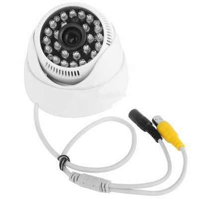 Outdoor  HD 1.3 Megapixel Vandal Proof Dome Camera , Day and Night with 24 IR LED