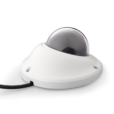 High Resolution 1.0MP Dome Low Lux Infrared IP Camera 25M Max IR distance