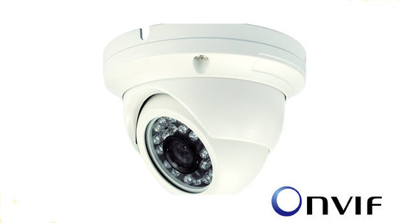 1.3 Megapixel Vandal Proof Dome Camera Ethernet Waterproof Outdoor