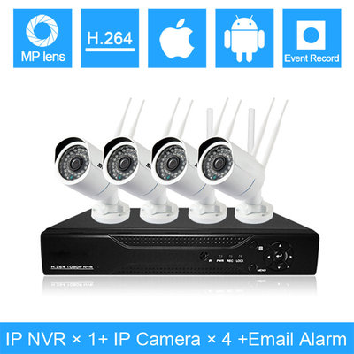 Portable 5.8G WIFI IP Bullet Camera NVR 1.3 Mega Pixel 1280 x 960