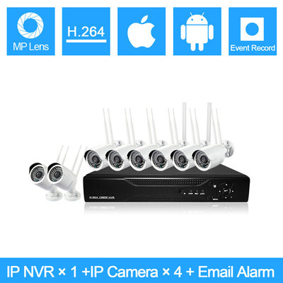 8CH 1.3MP NVR Kit 5.8G WIFI Router With Two Wireless Antennas