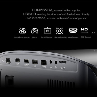 Home Theater Projector Full HD 3D 1080p Mini Projector YG600 supplier