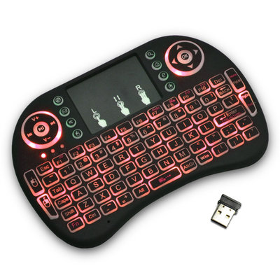 2.4G Wireless Mini Keyboard i8 with 7 colors backlit supplier