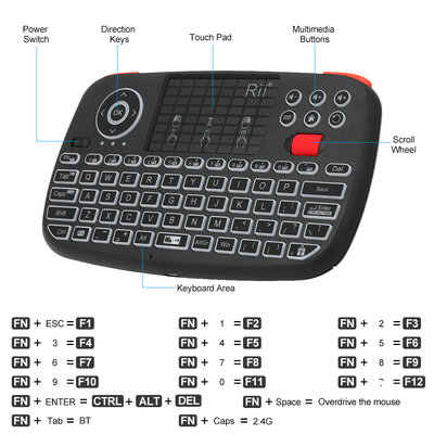 Mini Wireless Keyboard Rii i4 supplier