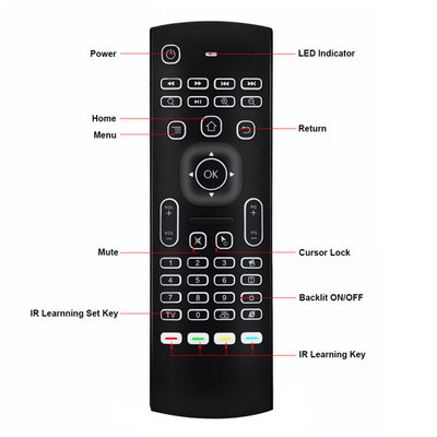 Rii MX3 Multifunction 2.4G Fly Mouse Mini Wireless Keyboard supplier