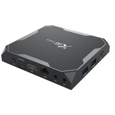Amlogic S905X2 4k Android TV Box X96 MAX with Dual WiFi 1000M LAN supplier