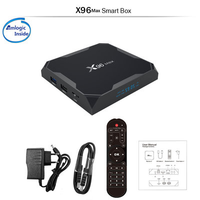 Amlogic S905X2 4k Android TV Box X96 MAX with Dual WiFi 1000M LAN supplier