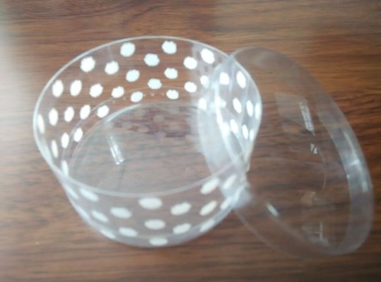 China Plastic folding box,transparency,screen printing supplier