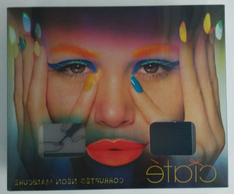 Plastic folding box for nail polish, screen printing supplier