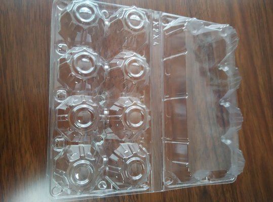 egg trays clear quail egg trays with 6 holes 2*3 holes PVC / PET / APET... quail egg container supplier