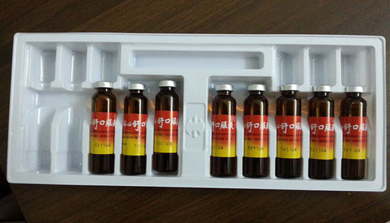 Plastic tray for health care products, blister supplier