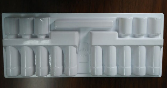 Plastic tray for health care products, blister supplier