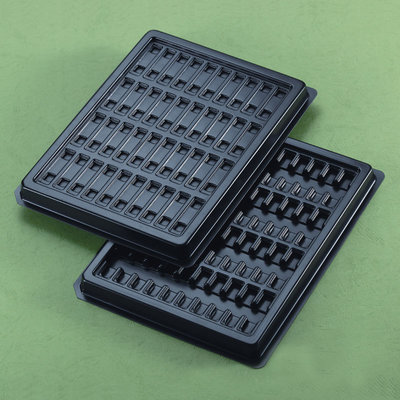 clear blister packing tray for electronics 72 holes supplier