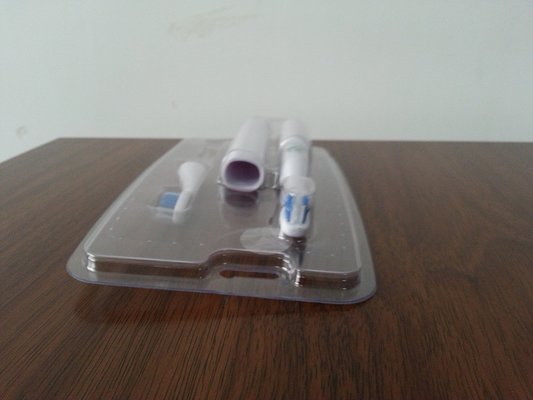 Transparent PET / PVC / APET / GAG / APEG two blisters packing for electronic toothbrush supplier