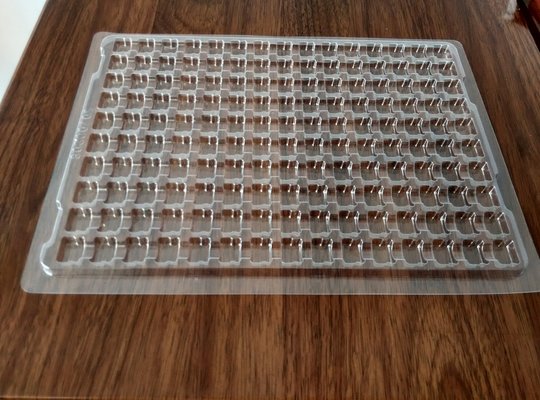 72 holes shenzhen factory customerise clear blister packing tray for USD supplier