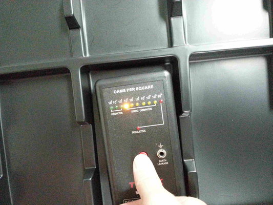 blister tray Customerized black ESD PS blister tray 10 holes for smart mobile phone supplier