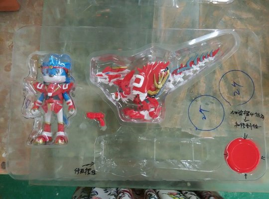 clear PVC PET APET customerise blister trays for toys supplier
