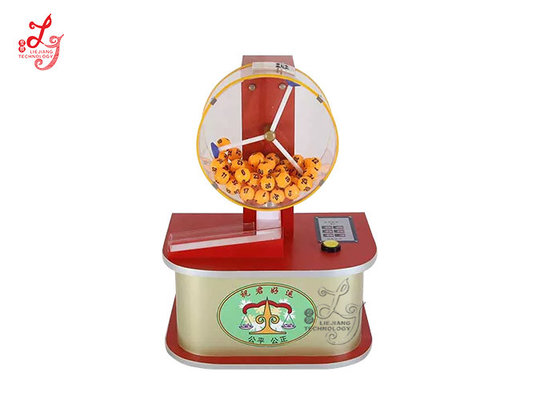 Table Type Small Lottery Game Machine / Promotions Lottery Draw Machine