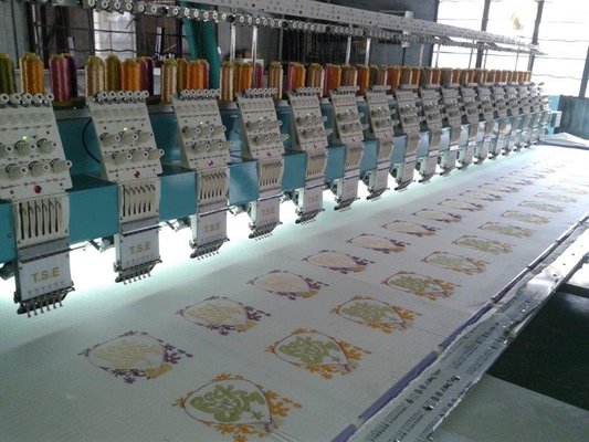 Tai sang embro Vista model 617( 6 needles 17 heads flat embroidery machine)