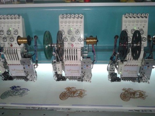 Tai Sang embroidery machine excellence model 615(6 needles 15 heads high speed embroidery machine)