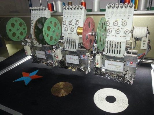Tai Sang Embro platinum model 603 (good quality   high speed 1200 RPM computerized embroidery machine 3 heads 6 needles)