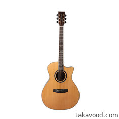 China Takavood Folk Guitar 41 inch Acoustic Guitar Solid Cedar Top Guitars supplier