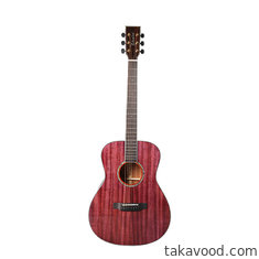 China Takavood Folk Guitar 40 inch Acoustic Guitar African Mahogany Top Guitars Purple Color Guitar supplier